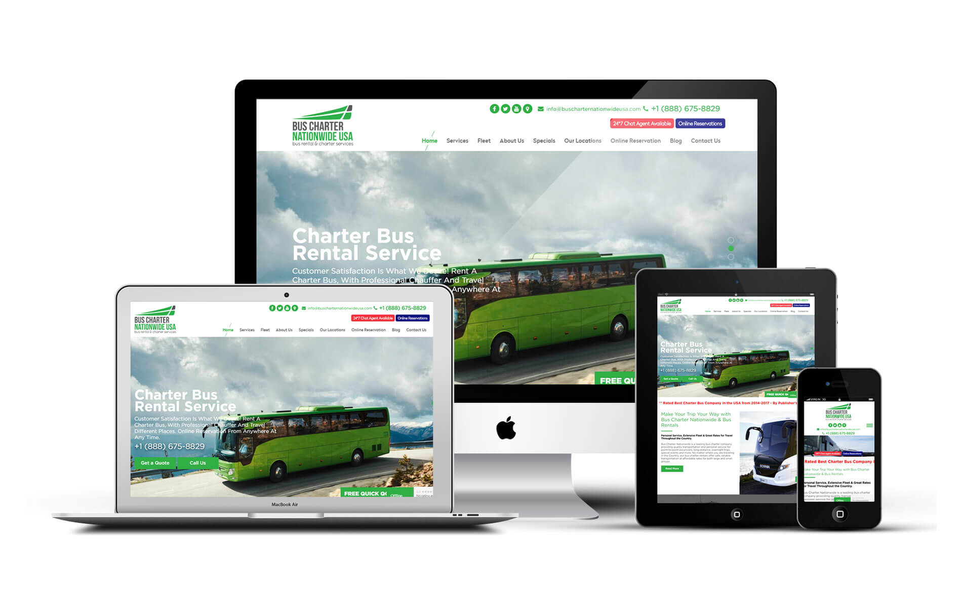 Bus Charter Nationwide USA - Datota Tech